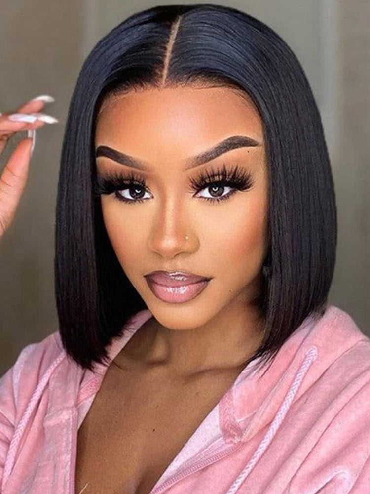 Simidola 5x5 Lace Straight Hair Bob Wig – Simidolahair.com