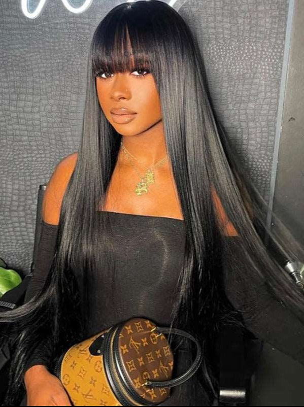 Simidola Undetectable 5x5 Lace Yaki Straight Ultra Natural Wig With Ba ...