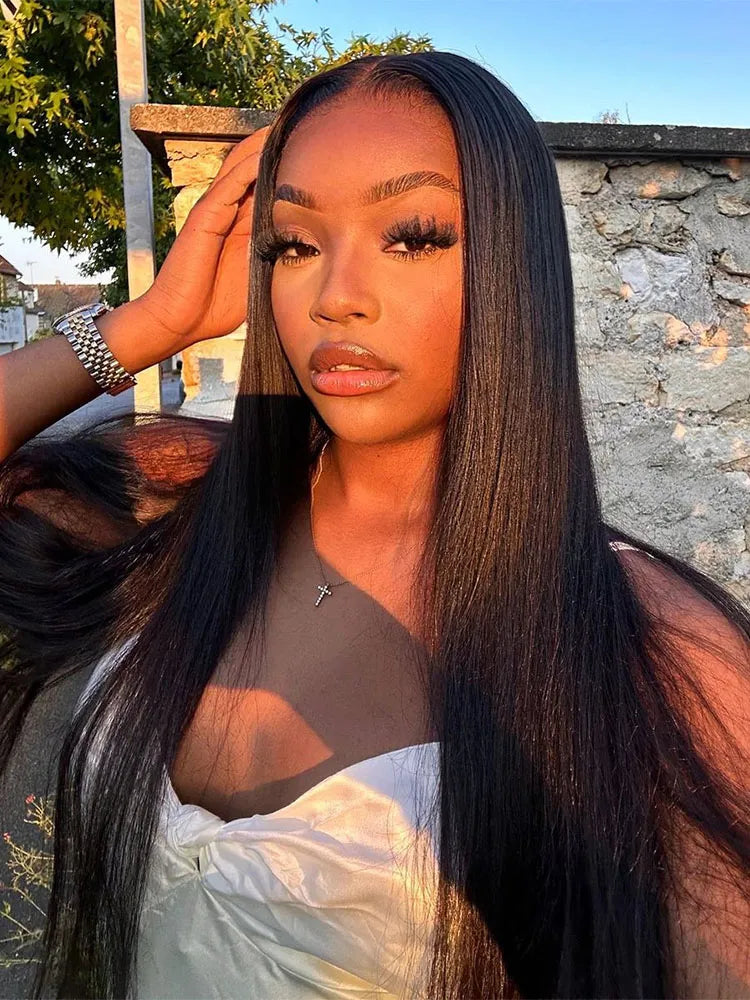Simidola 4x4 HD Lace 200% Density Closure Straight Hair Wig ...